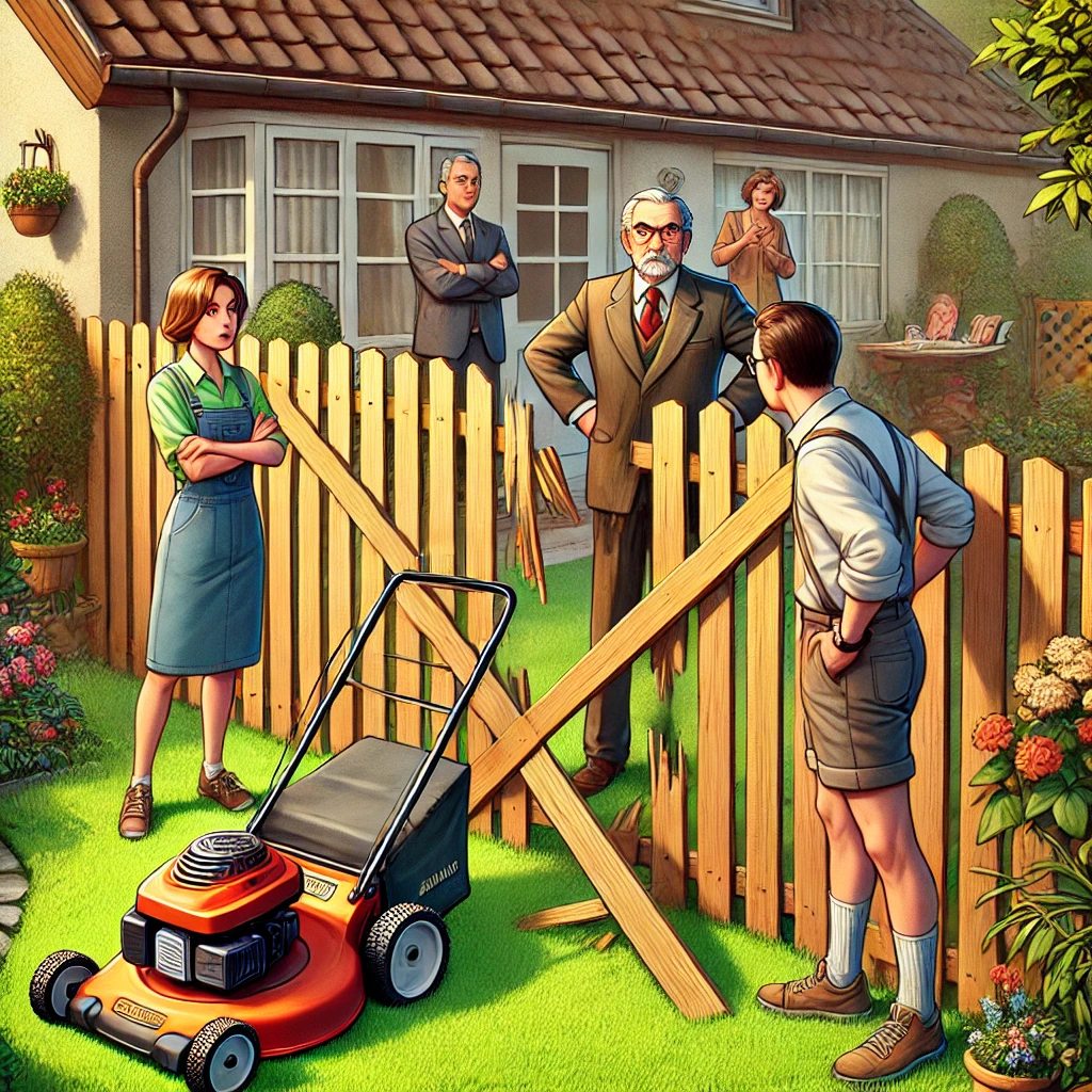 Nachbar beschädigt meinen Zaun: Was tun? - Freundlicher Nachbar